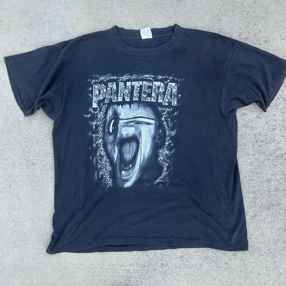Vintage | Shirts | Vintage Pantera Band Tee Shirt Xl 9s Og Single ...